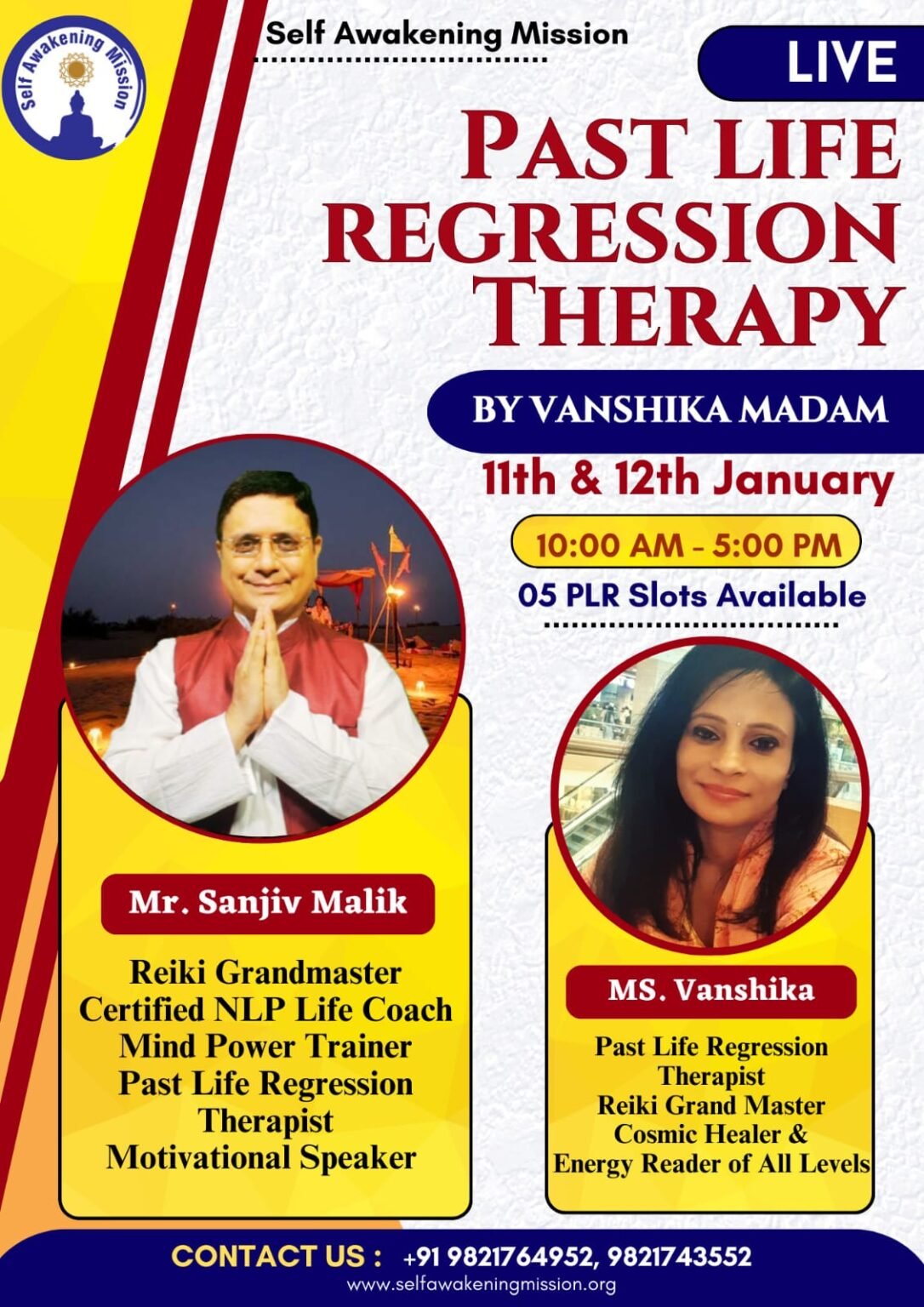 Past Life Regression Therapy – Self Awakening Mission